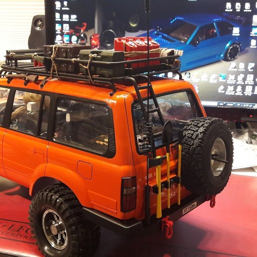 Download STL file Bumper toyota landcruiser LC80 rear • 3D printing ...