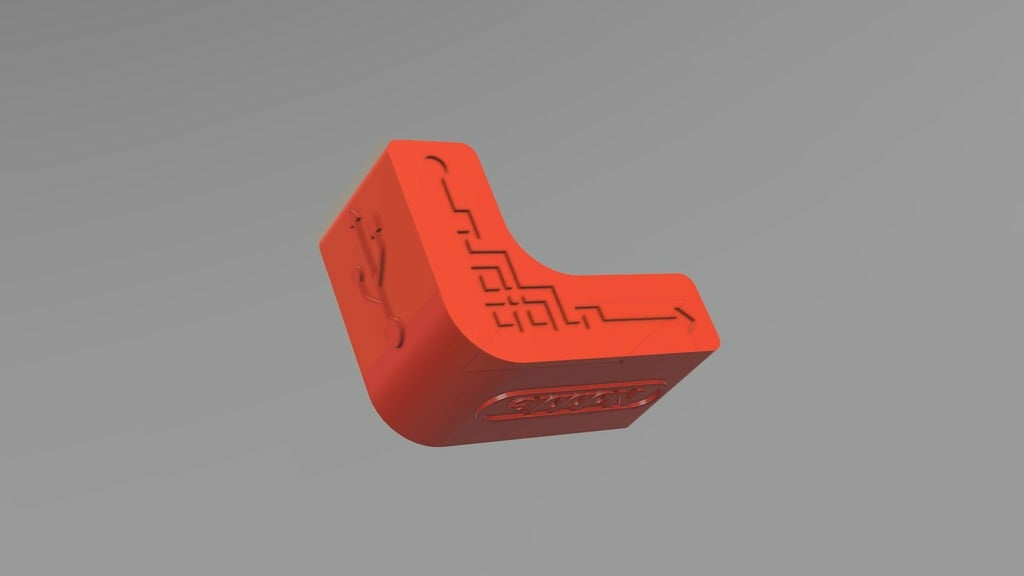 Free STL file Nobble's 90 Degree USB Adapter (Male/Female) Right Angle ...