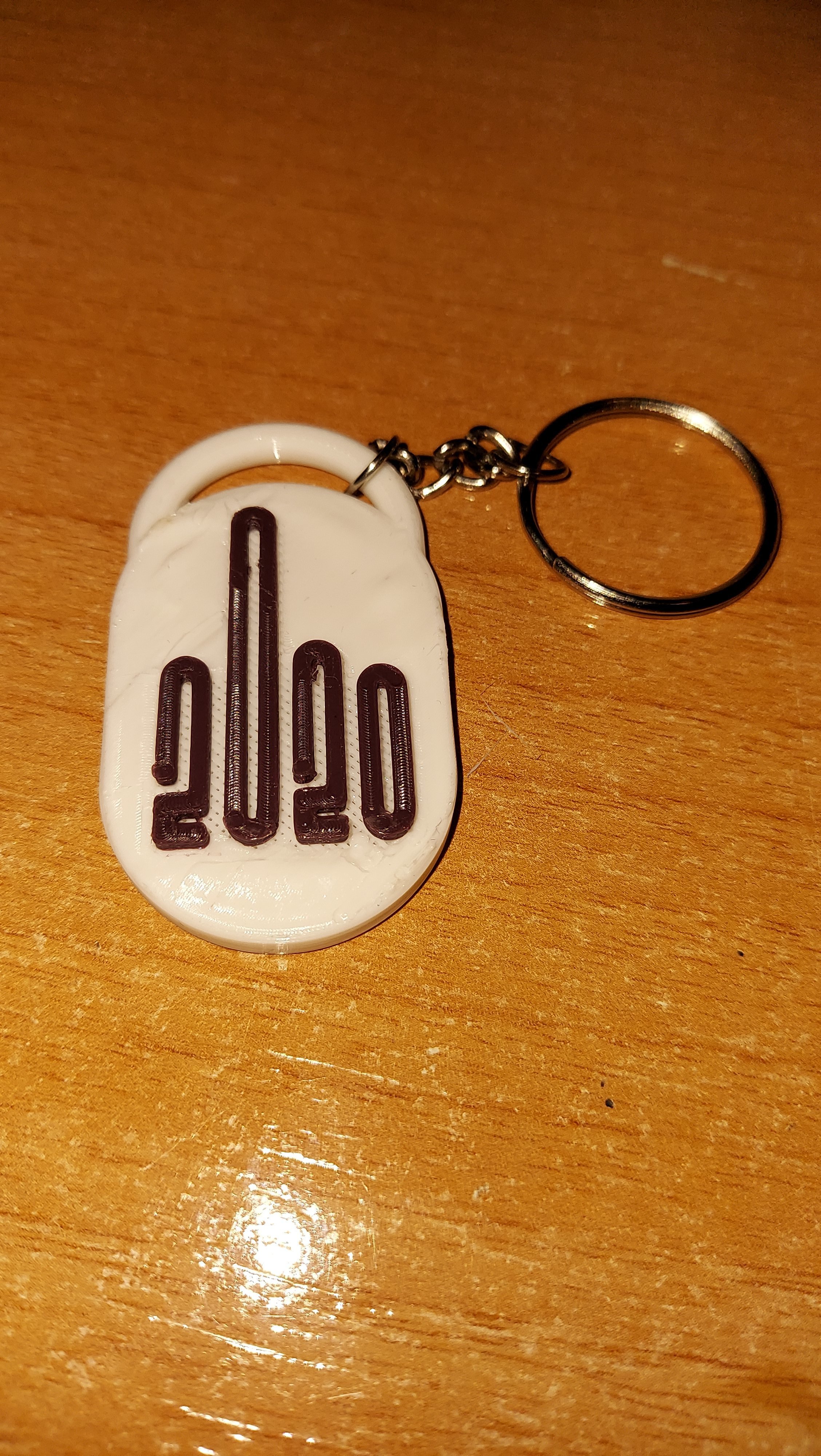 Free STL file Key ring 2020・3D printing idea to download・Cults