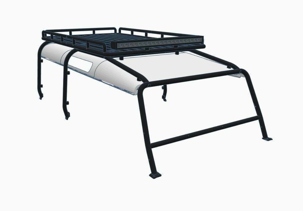 Free STL file 3DSets Landy Wagon Roof Rack with LED Bar 👽・Model to ...