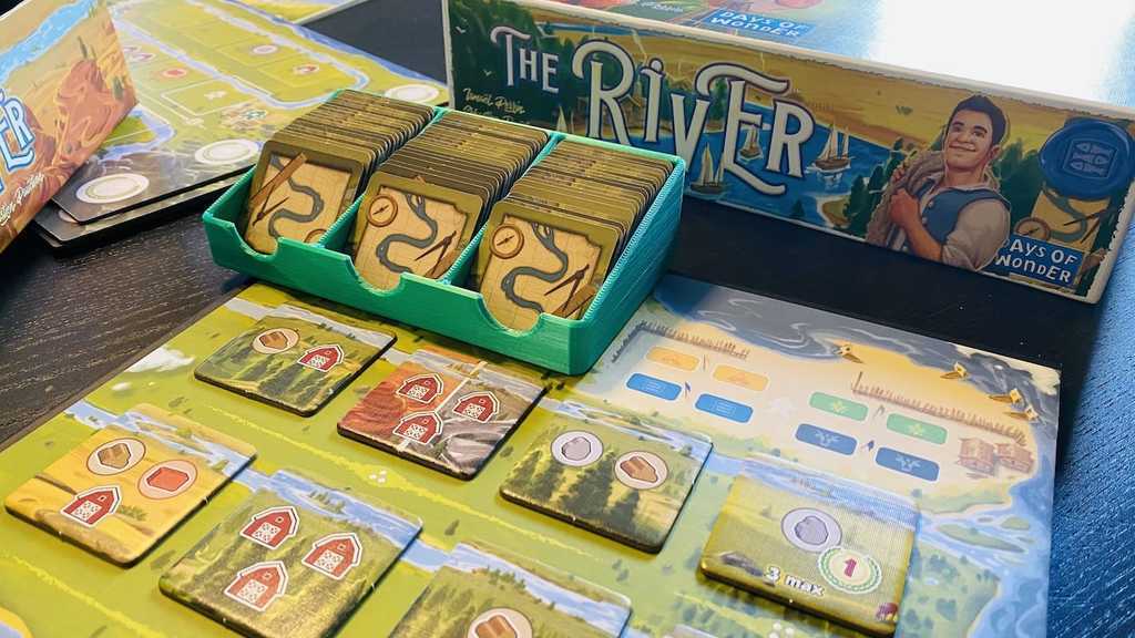 Free STL file The River - Tile Insert and Organizer・3D printable model ...