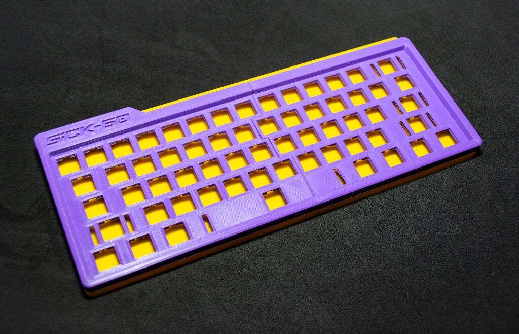 Free STL file Mechanical Keyboard - SiCK-60 (60%)・3D printing template ...