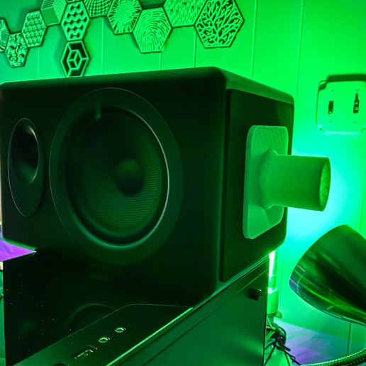 Download free STL file Monitor Mount Speaker Perch • Model to 3D print ...