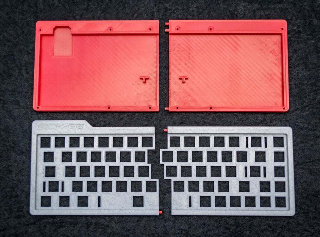 Free STL file Mechanical Keyboard - SiCK-68 ⌨️・3D print model to ...