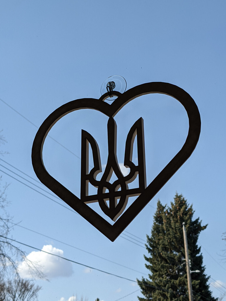 Free STL file Love for Ukraine・3D print design to download・Cults