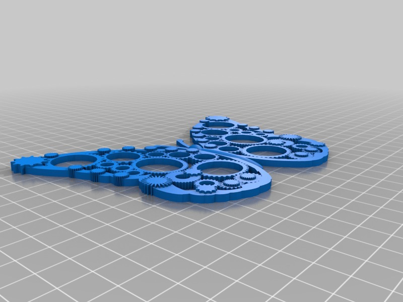 Free 3D file Clockwork Butterfly・3D print design to download・Cults