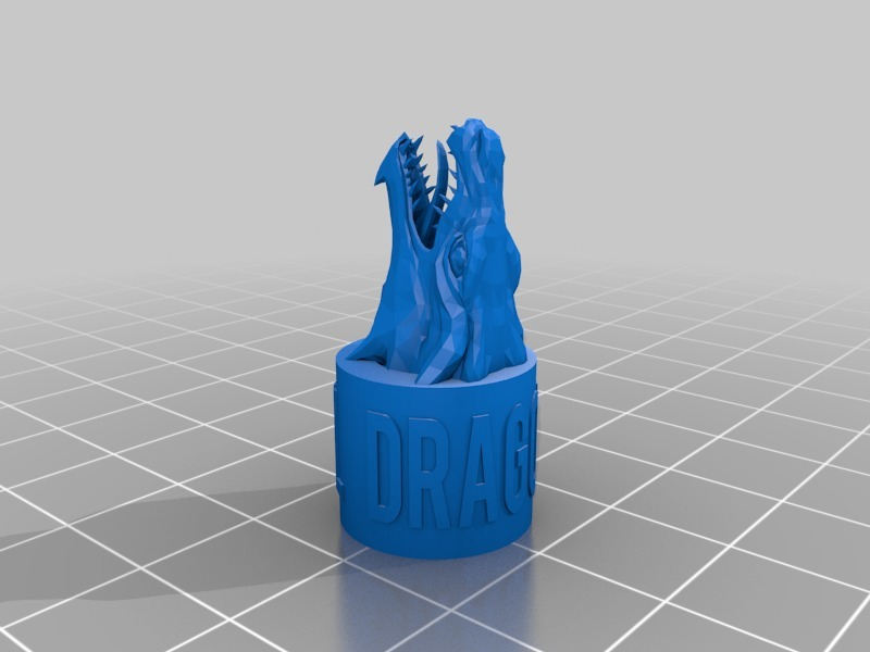 Free 3D file Dust cap (Dragon) for bike or car・3D printing model to ...