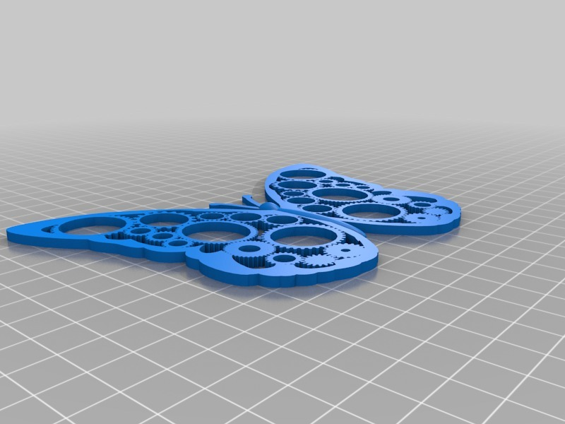 Free 3D file Clockwork Butterfly・3D print design to download・Cults