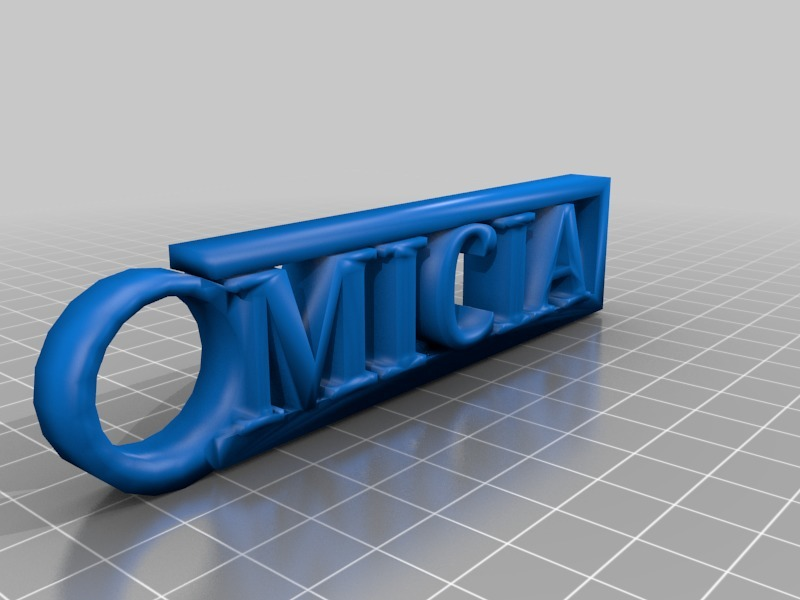 Free 3D File Micia Key Ring Name Tag 3D Printer Design To Download Cults free-3d-file-micia-key-ring-name-tag-3d-printer-design-to-download-cults