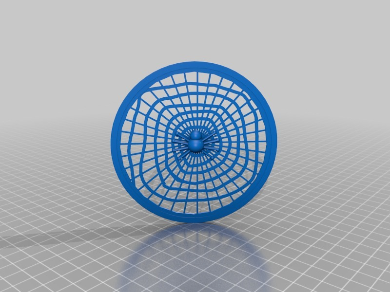 Free 3D file spider web ( also makes a good Frisbee )・3D printer design ...