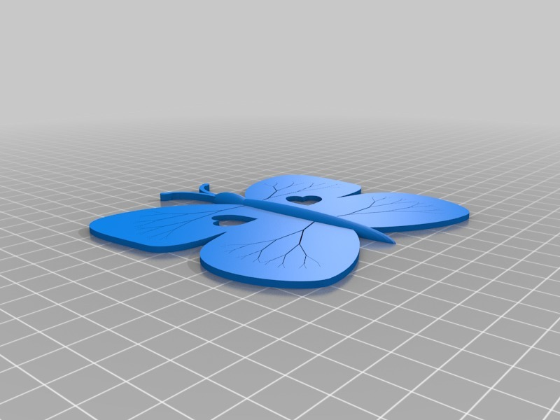 Free 3D file Butterfly 2 wall art・Template to download and 3D print・Cults