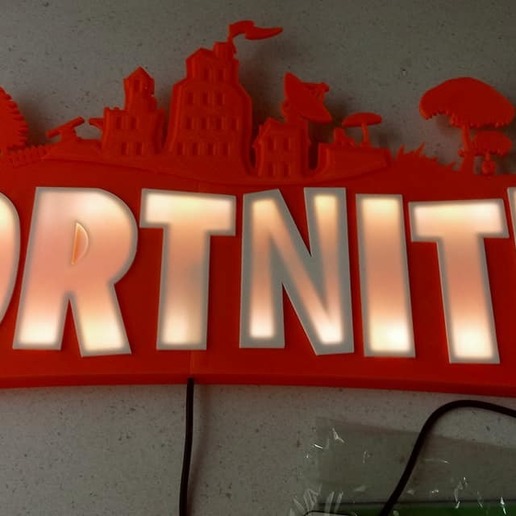 Download free 3D printer model Fortnite Logo (sign) ・ Cults