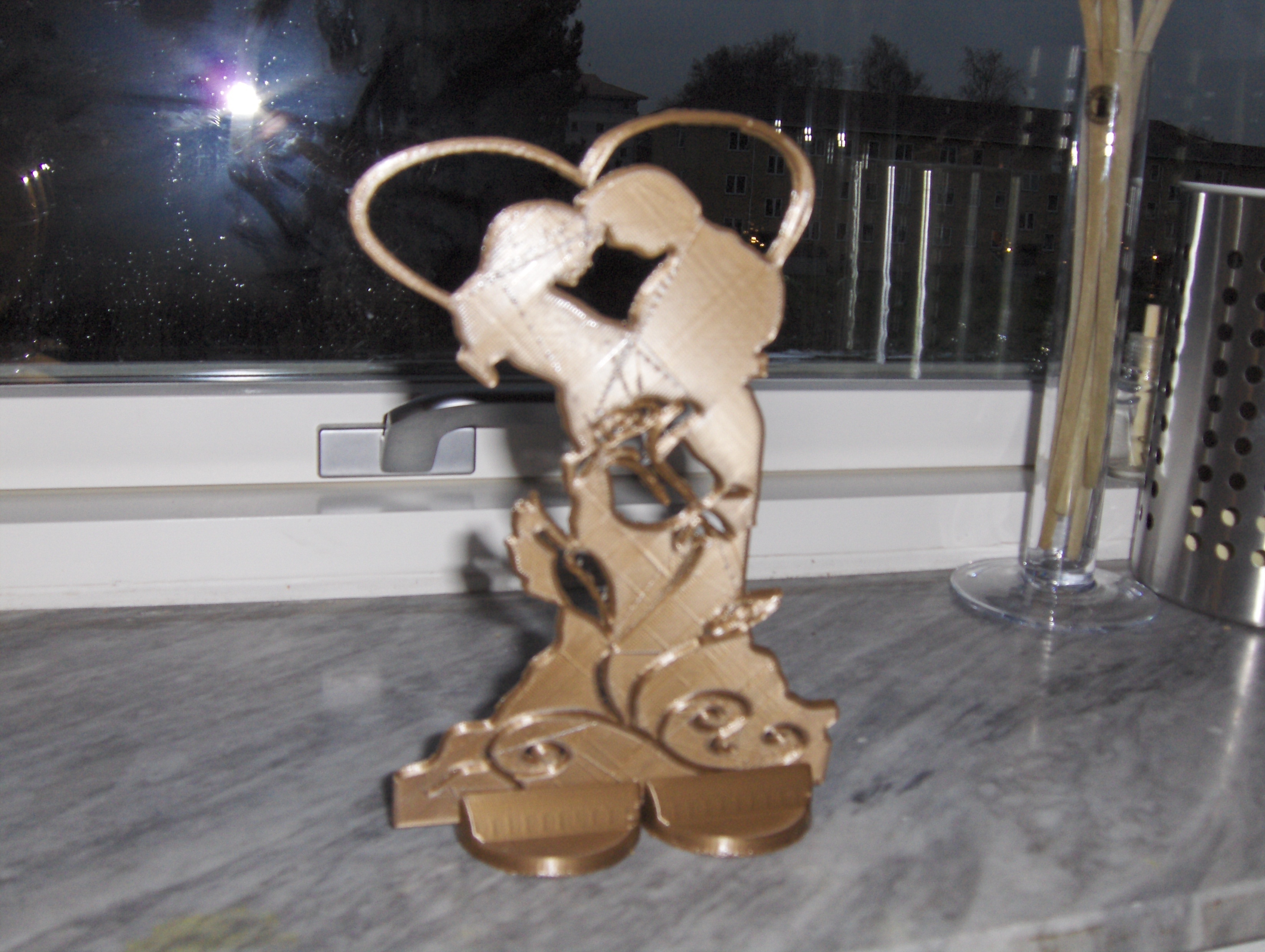 Free STL file Love Bride・3D printing template to download・Cults