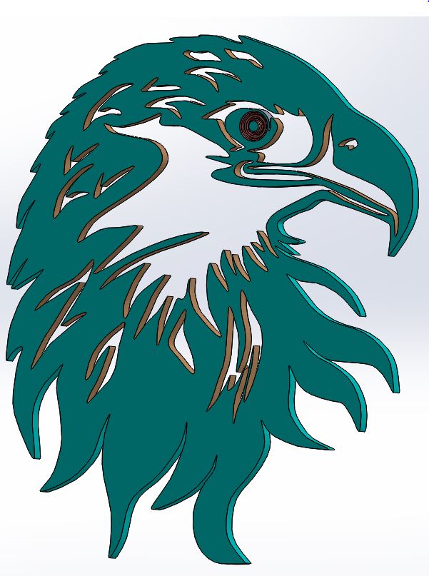 Free STL file EAGLE・3D printable object to download・Cults