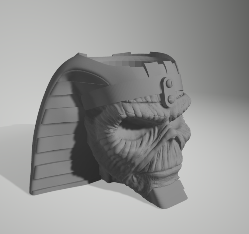 STL file Iron Maiden's Eddie Powerslave matte - Nost3rd polymer・3D print model to download・Cults