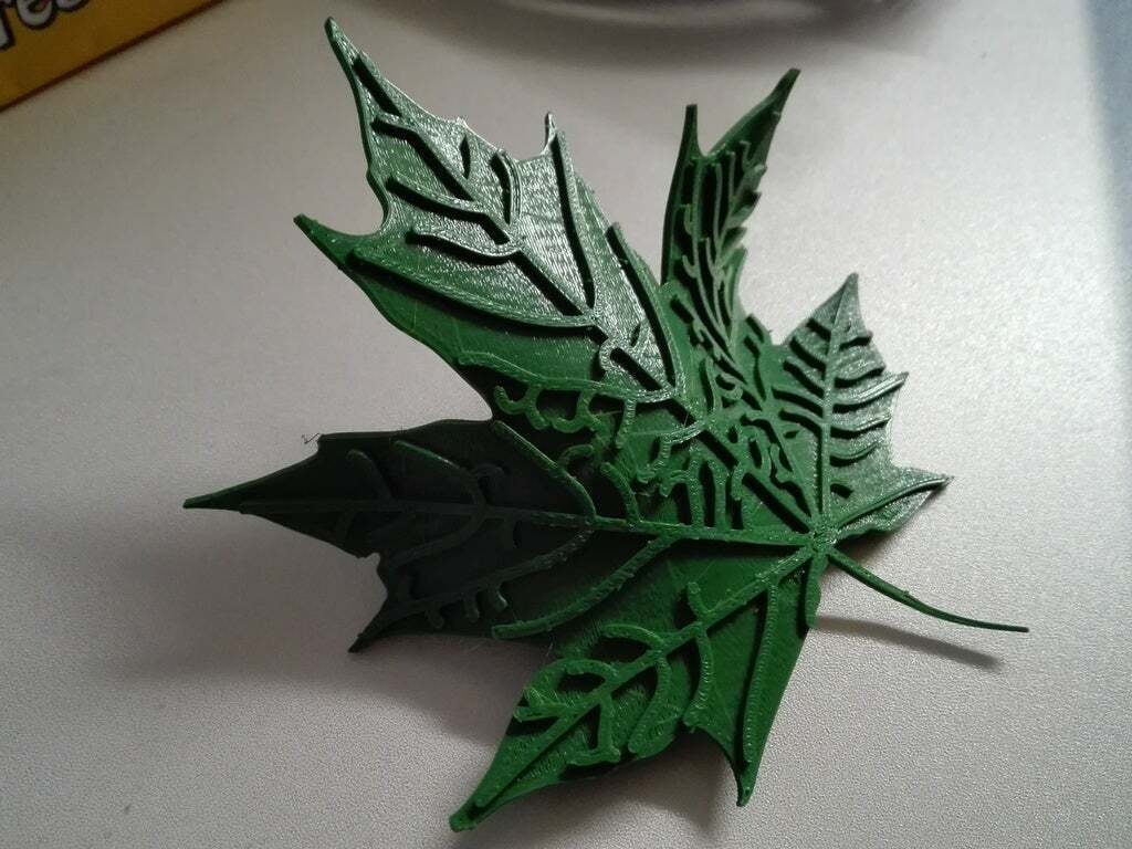 Free STL file Maple Leaf・3D printer model to download・Cults