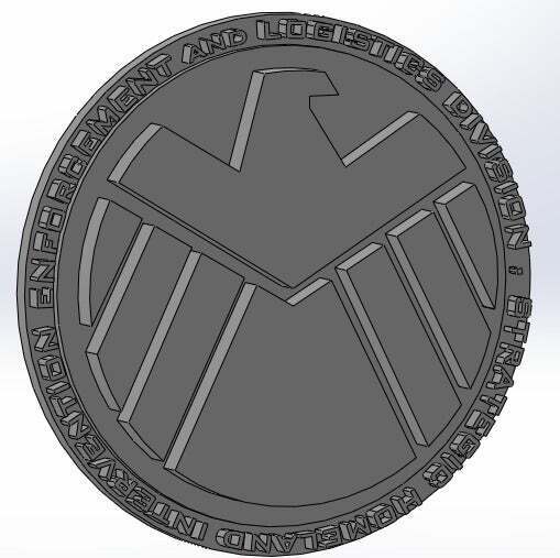 Free STL file MARVEL - SHIELD・3D printable model to download・Cults