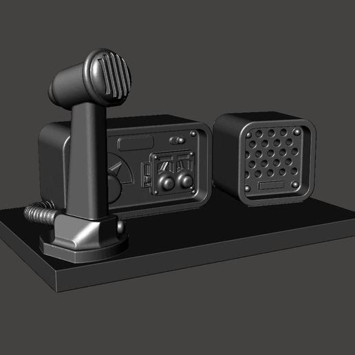 Download free 3D model 28mm HAM / CB Radio - Mansions of Madness ...
