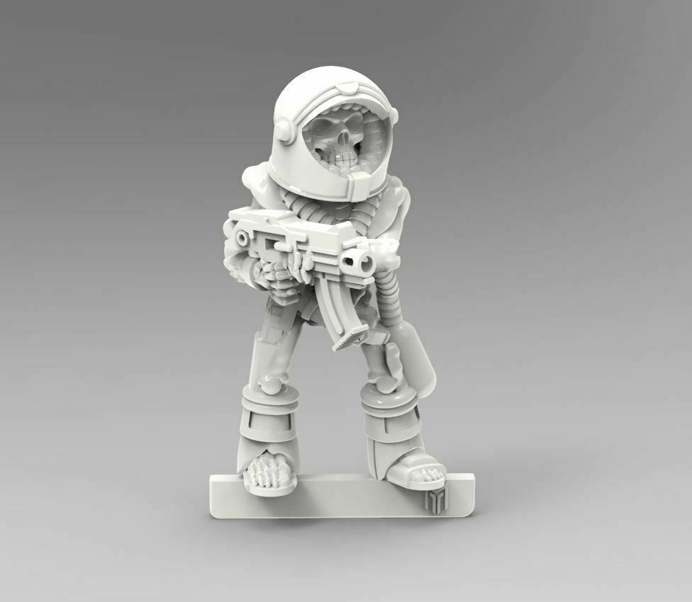 Free STL file Skeleton Warrior - 28mm wargames fantasy miniature V2 ...