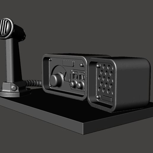 Download free 3D model 28mm HAM / CB Radio - Mansions of Madness ...