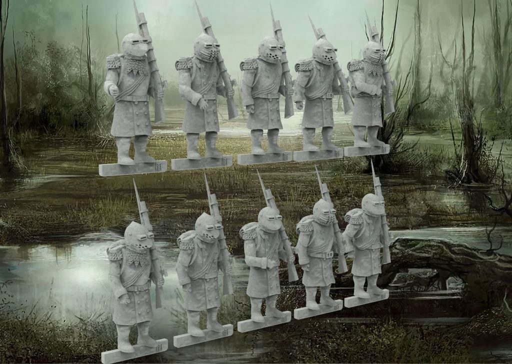 Free STL file 28mm Turnip 28 / Sludge - 3 X Helmets / Heads for ...