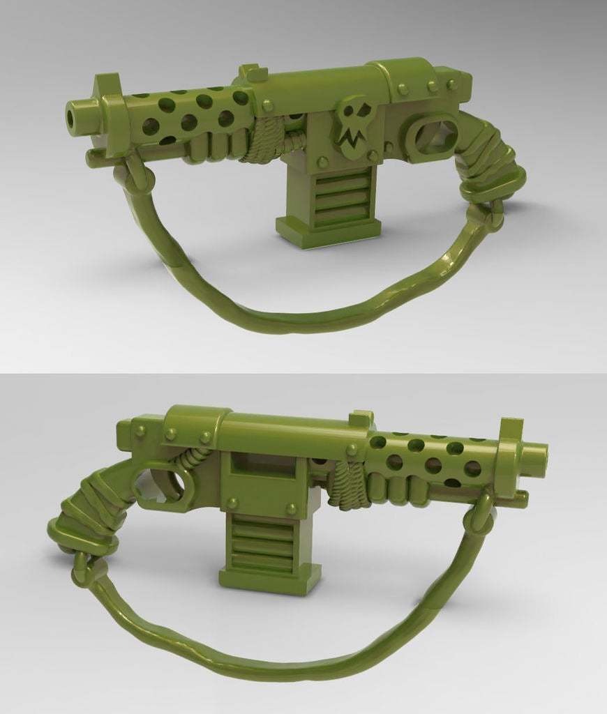 Free STL file Ork Stub Gun / Orc Stubber Rifle - 28mm・Design to ...