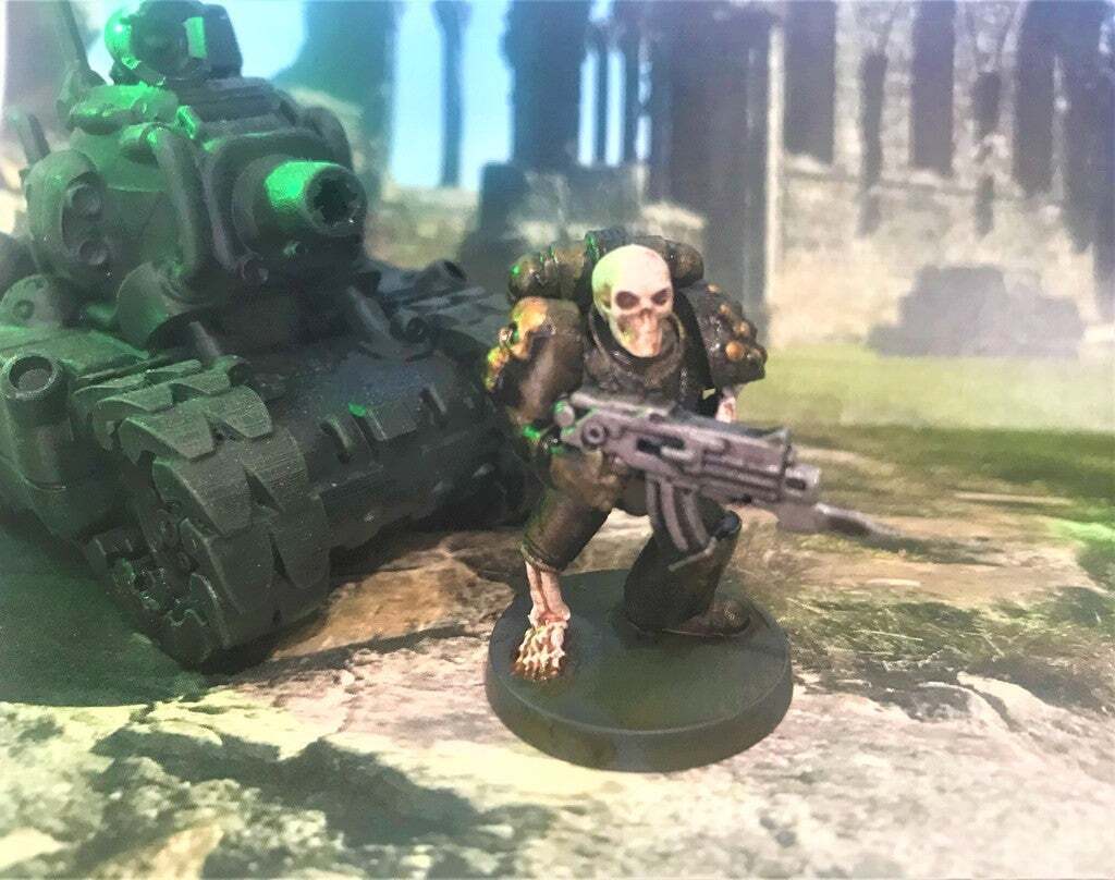 Free STL file Undead Marine I・3D printable model to download・Cults