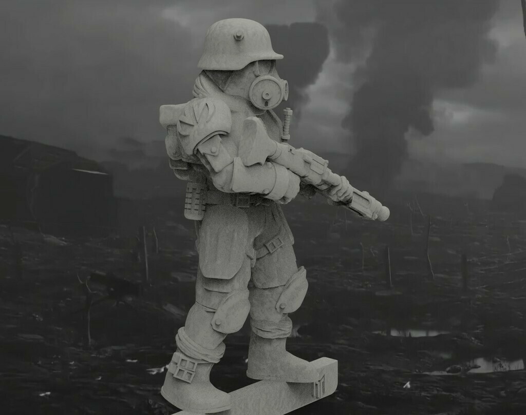 Free 3D file Traitor Guard - Space Solider Mini - Brown Shadow 28mm 💂 ...
