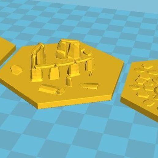 Download free STL file Wargaming Hex Tiles / Mighty Empires - Other ...