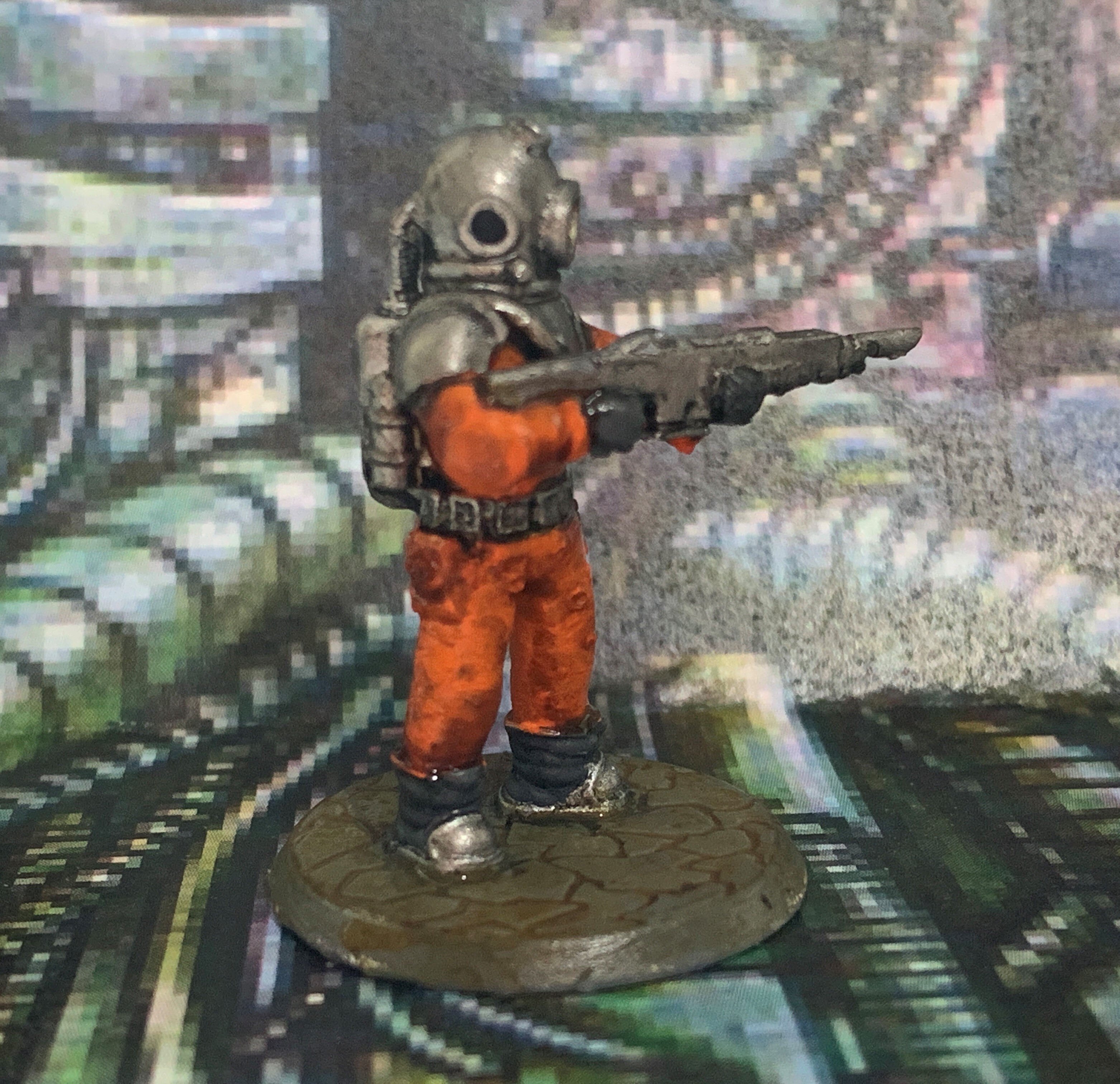 Free STL file 28mm Space Miner Guard Miniature・Object to download and ...