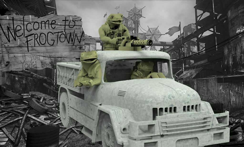 Free STL file Welcome to Frog Town Sign - Hell Comes to Frog Town ...