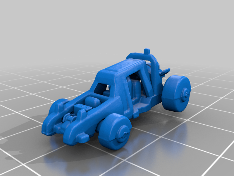 Free STL file Thunder Road Buggy - Game Token 3D Scan・3D printing ...