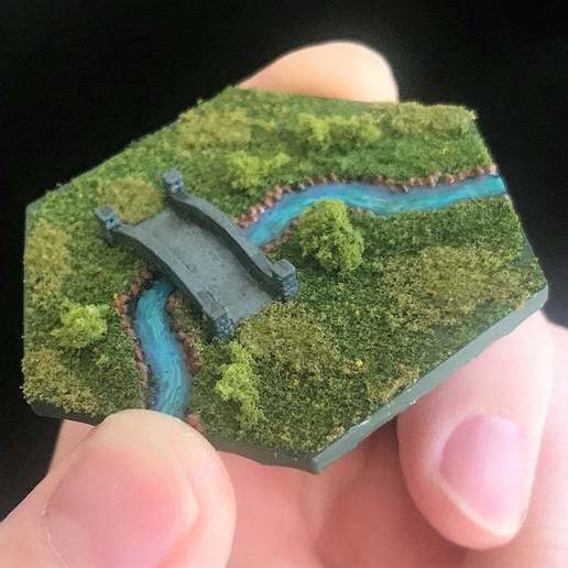 Download free 3D printer designs Wargaming Hex Tiles / Mighty Empires ...