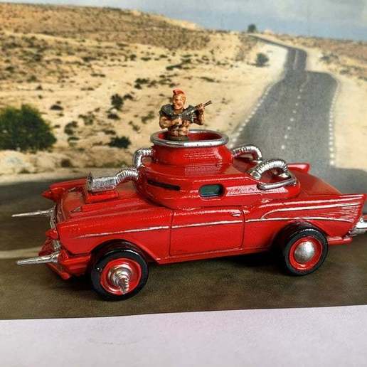 Download free 3D print files 20mm Gaslands Post Apocalyptic Turret ...