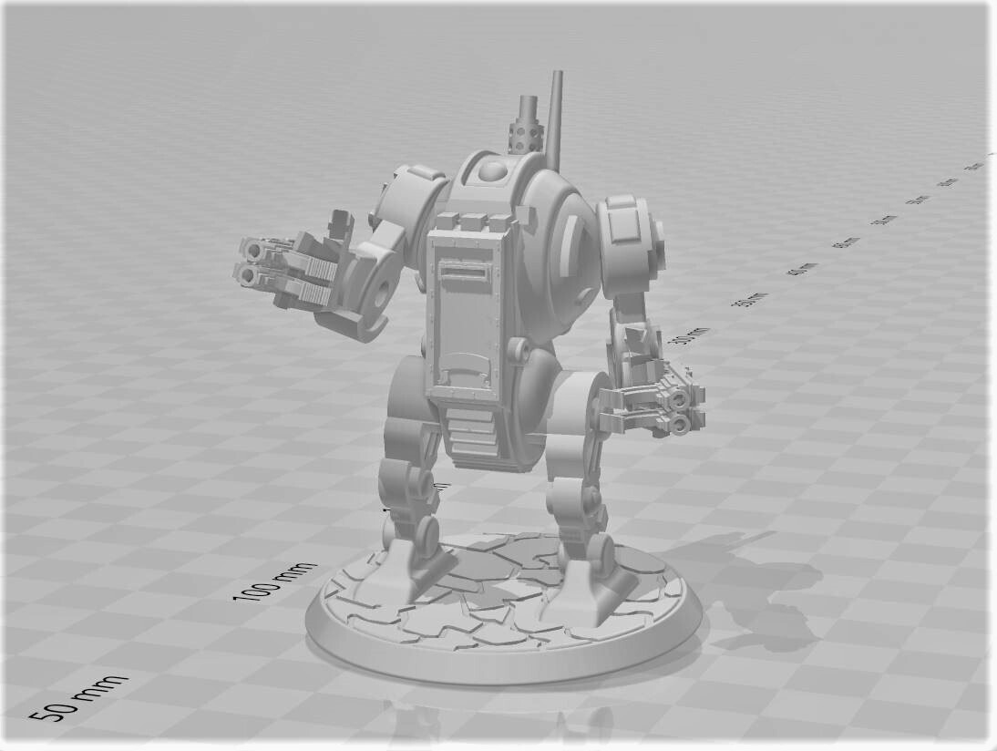 Free STL file Modern Furibundus Pattern Style Dreadnought - 28mm Robot ...