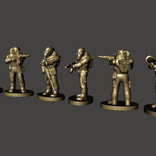 Download free STL files Fifi Macaffee Cop / Bronze 20mm Dark Future ...