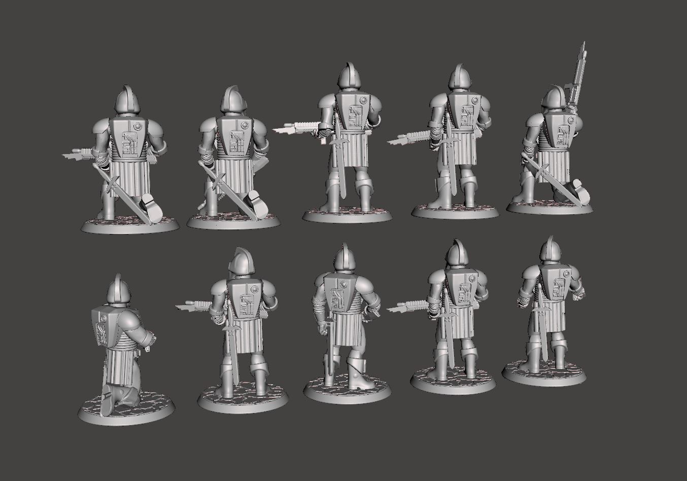 Free STL file 28mm Space Raider Centurion Miniature 🛰・3D print design ...