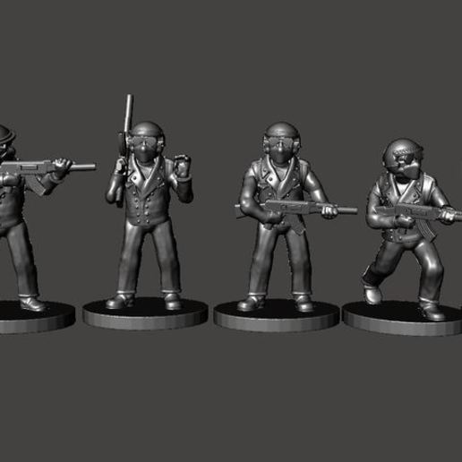 Download free STL files Fifi Macaffee Cop / Bronze 20mm Dark Future ...