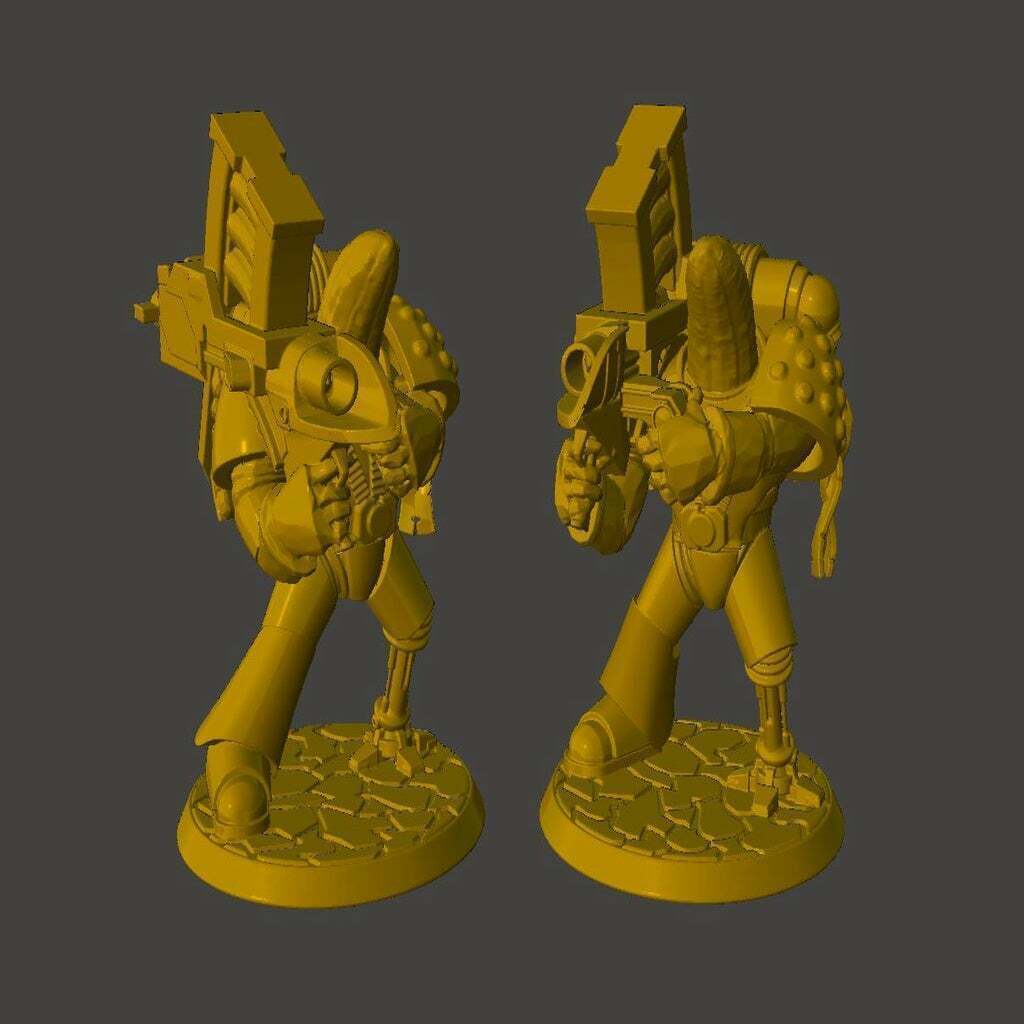 Free STL file Rocket Launcher Banana Space Knight in Power Armour・3D ...