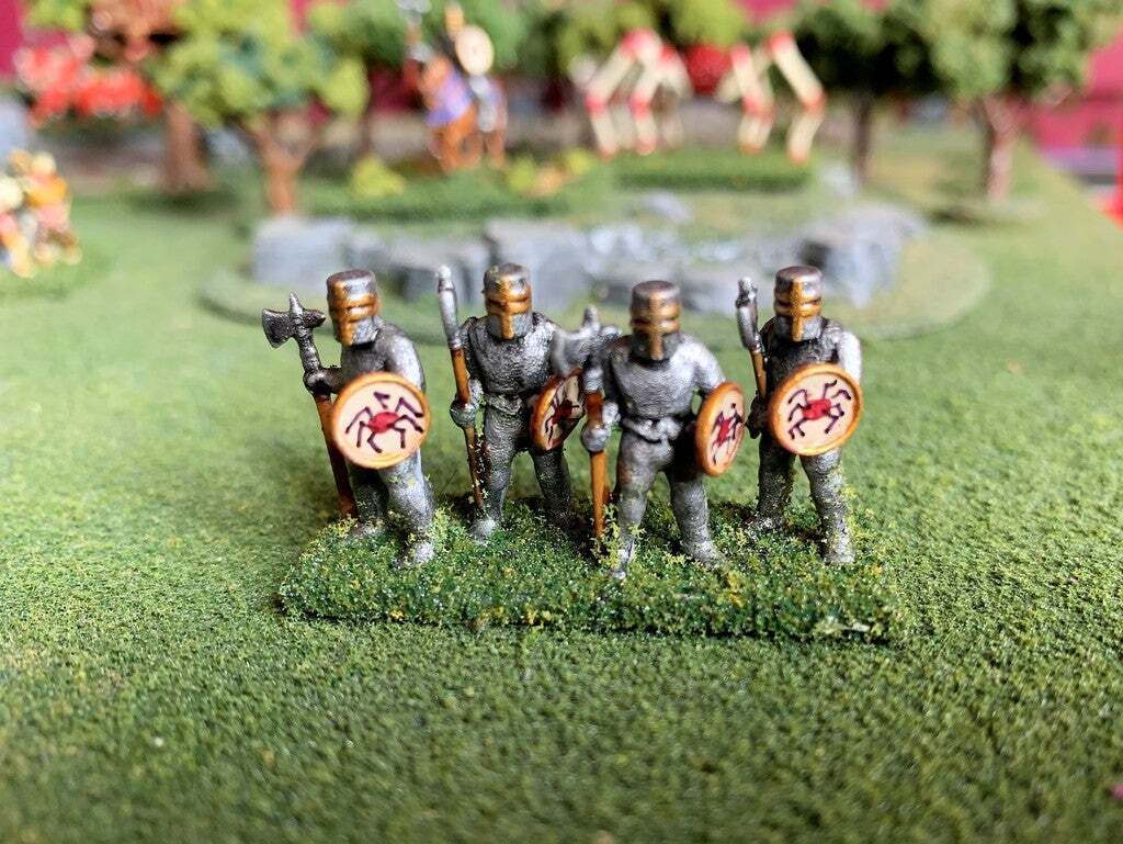 Free STL file 15mm HotT Knights of Serbia Army - Knight Spears/Blades ...