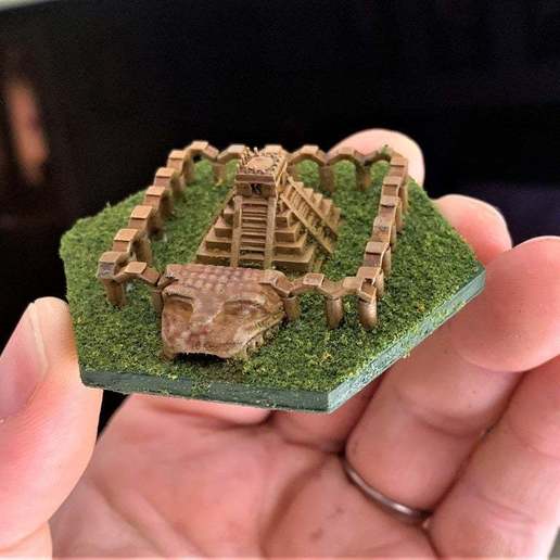 Download free STL file Wargaming Hex Tiles / Mighty Empires - Aztec ...