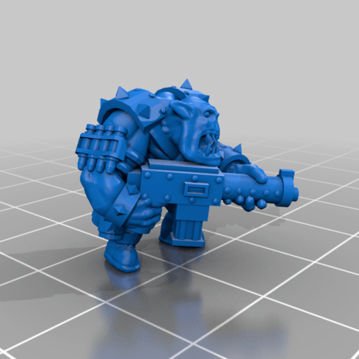 Download free STL file 15mm Ork Boys Army Figures • 3D print object ・ Cults