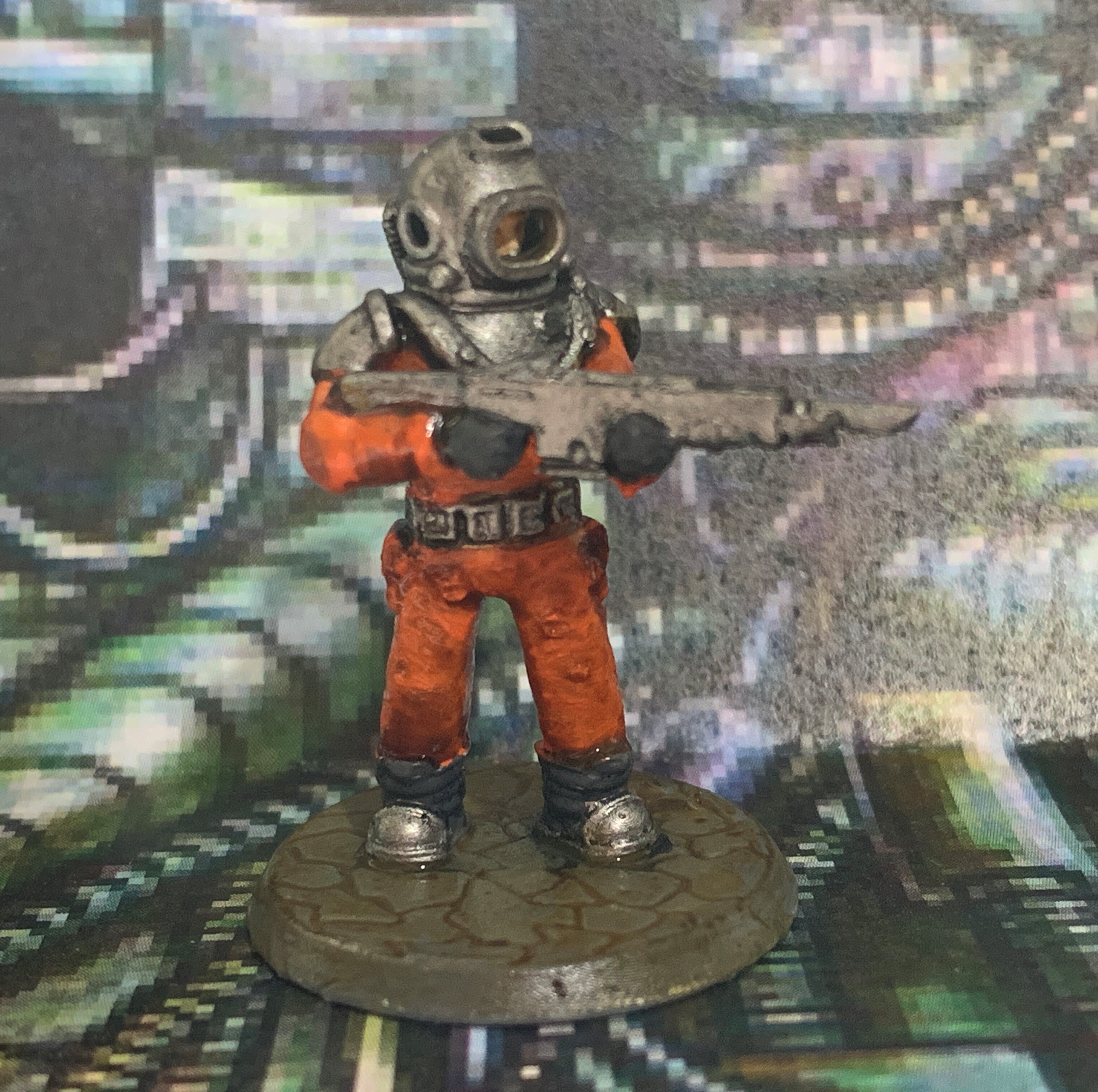 Free STL file 28mm Space Miner Guard Miniature・Object to download and ...