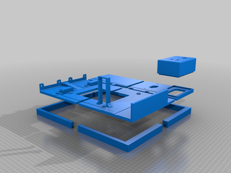 Free 3D file ITX / mATX Xeon Watercooled Wall Mount Open PC Case 🖥️ ...