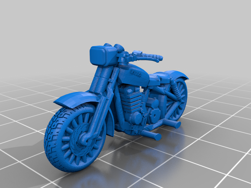 Archivo STL gratis Moto de 28mm para FWW, Dark Future, Gaslands y otros juegos post ...