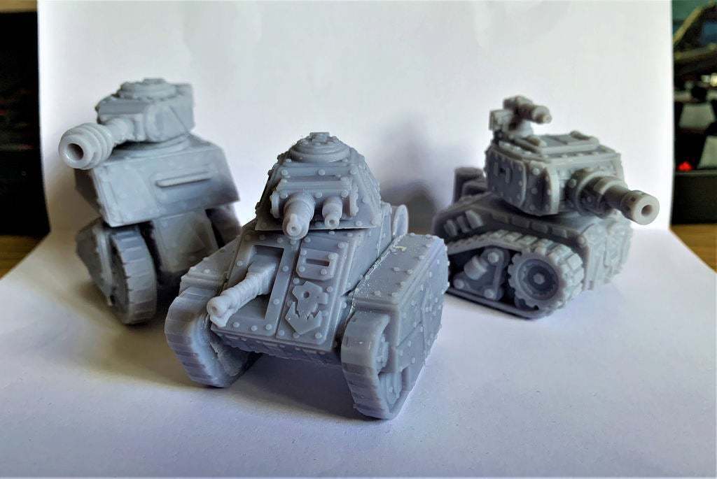 Free STL file 15mm Scale Ork / Orc Tanks 🔫・3D print model to download・Cults
