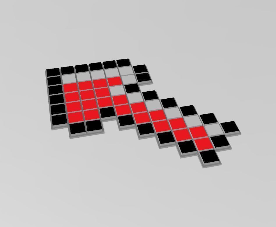 Free STL file Commodore Amiga Cursor Pixel Art・3D print object to ...