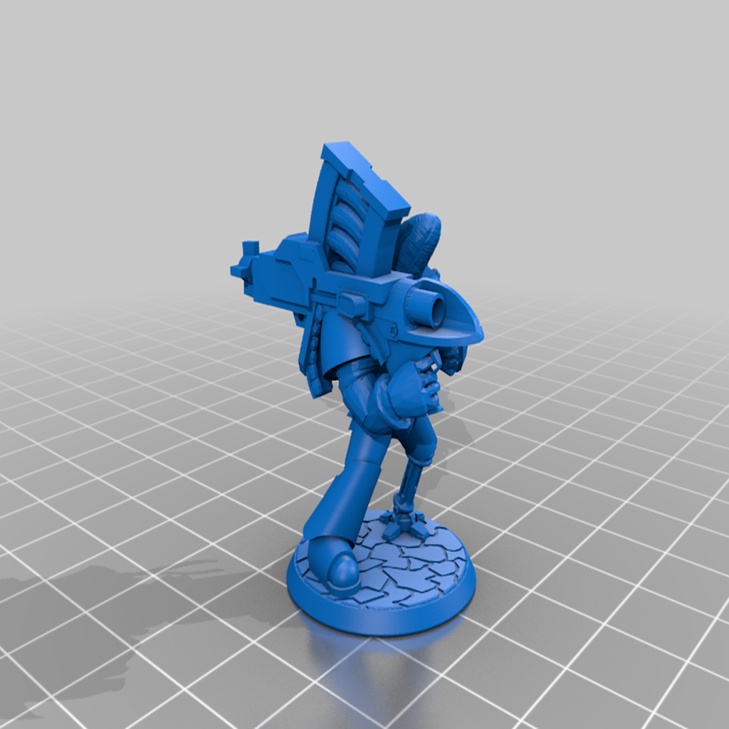 Free STL file Rocket Launcher Banana Space Knight in Power Armour・3D ...