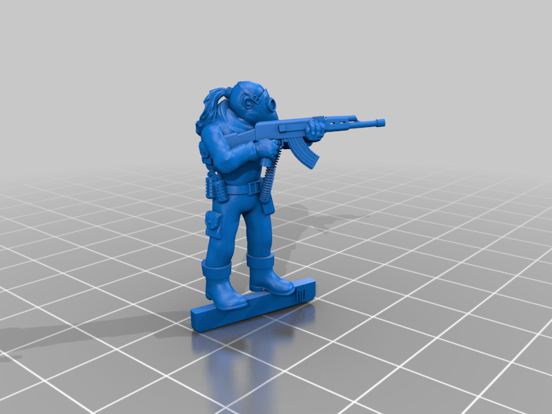 Free STL file 28mm Fallout Enviro Troopers - Wasteland Warriors・3D ...