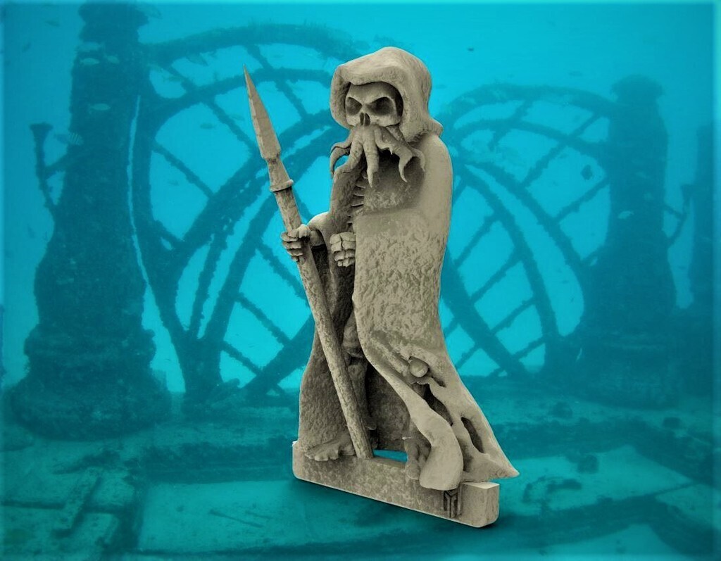 Free STL file 28mm Cthulhu Undead Mind Flayer Miniature・Model to ...